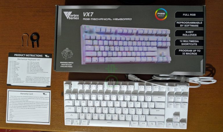 Review Vortex Series VX7, Mechanical Keyboard RGB Murah Terbaik!