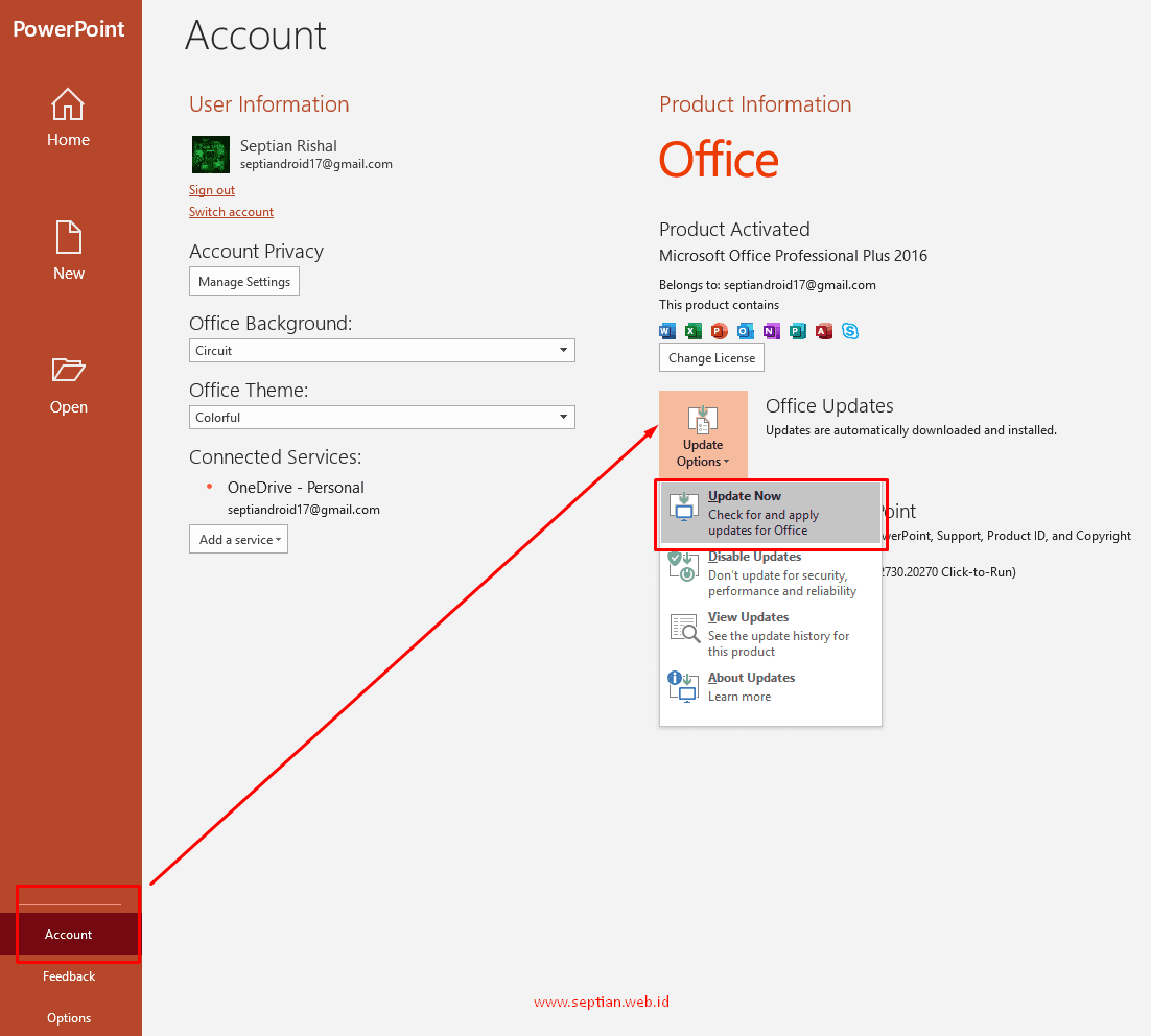 Mengatasi Powerpoint yang Error Keluar Sendiri