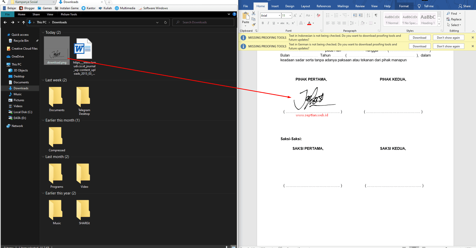 5 Cara Buat Tanda Tangan Digital format Gambar JPG & PNG